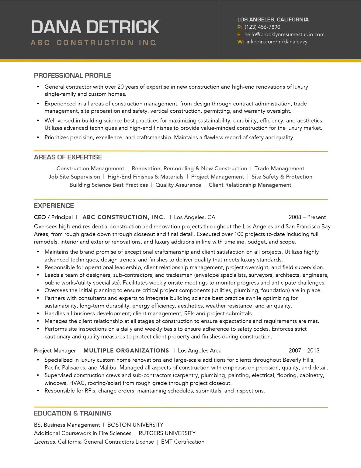 Resume examples, cover letter samples, and LinkedIn profile samples