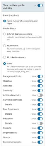 Adjust Your LinkedIn Privacy Settings for Your Job Search